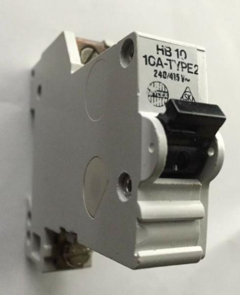 HB10 Din Rail Mount Circuit Breaker by WYLEX