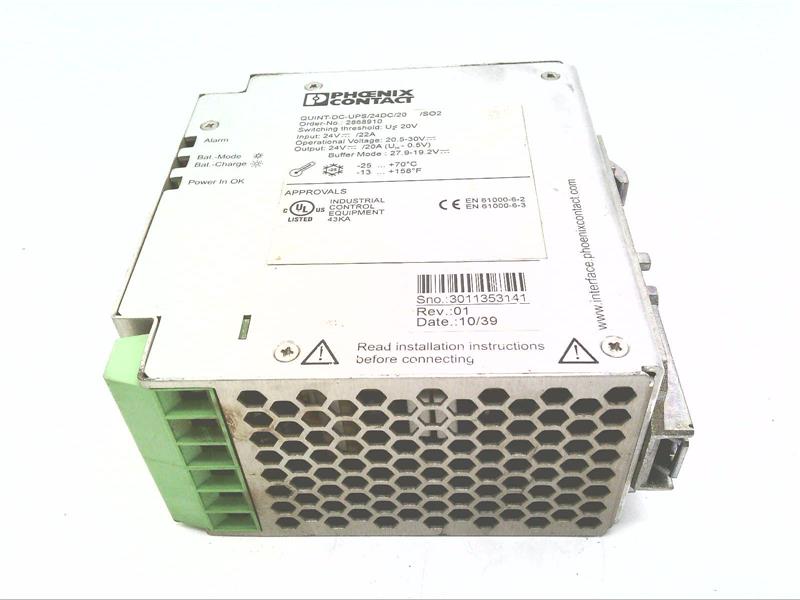 QUINT-DC-UPS/24DC/20 UPS by PHOENIX CONTACT